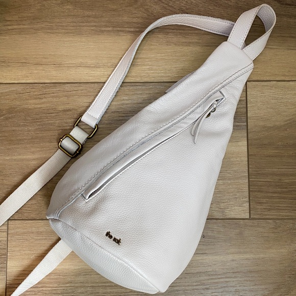 The Sak | Bags | The Sak Geo Sling Backpack In Stone Color Leather ...